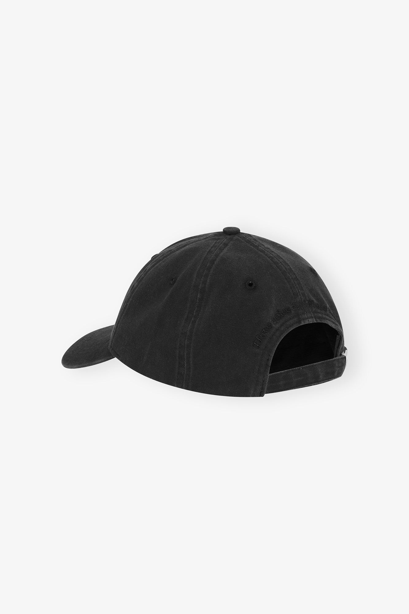 Washed Cotton Canvas Cap Black – Toscani Australia