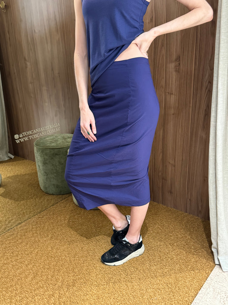 Navy Pencil Skirt – Toscani Australia