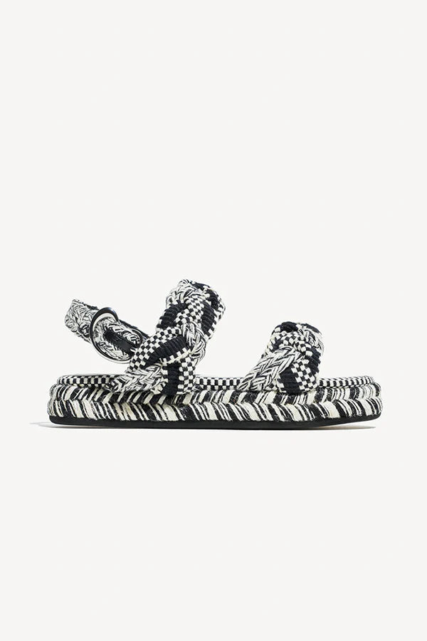 Maria Sandal Black White – Toscani Australia