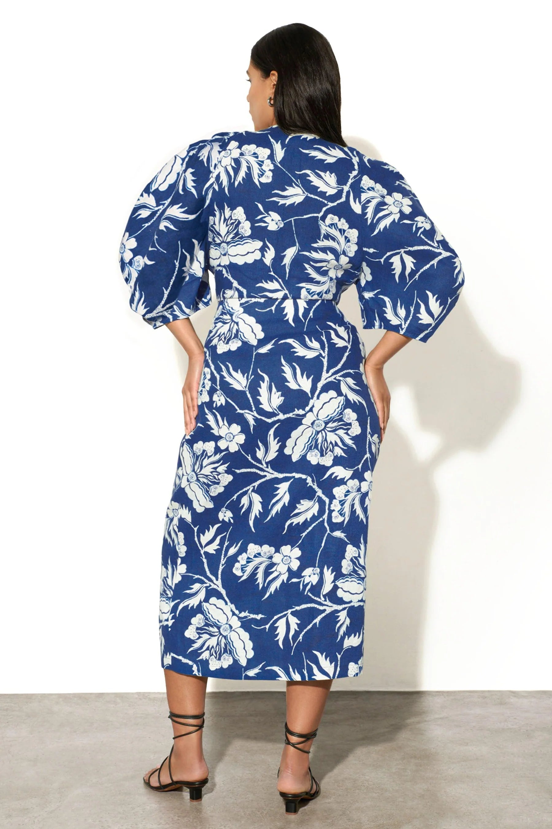 Sunja Skirt Navy White – Toscani Australia