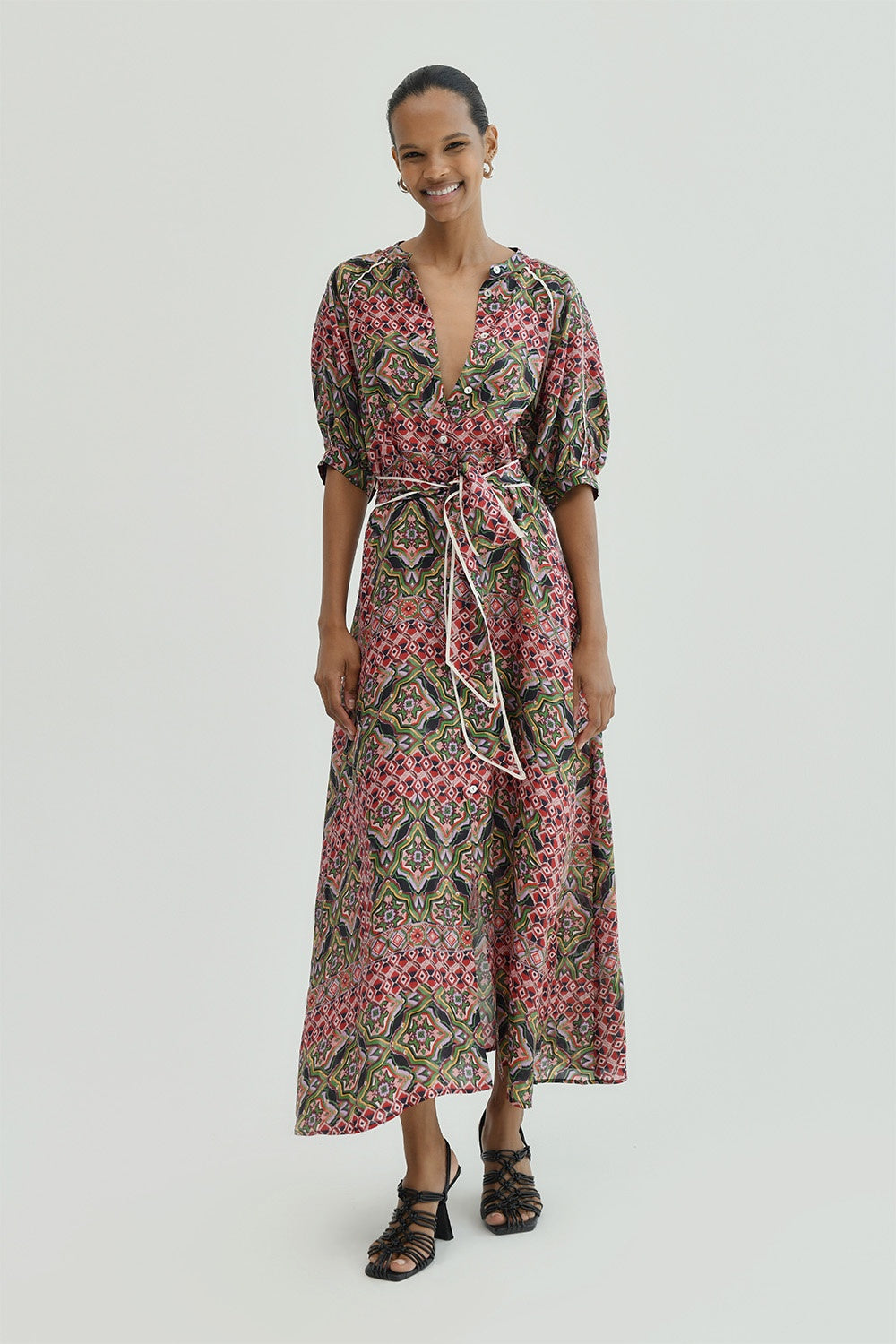 Bes Silk Maxi Dress – Toscani Australia