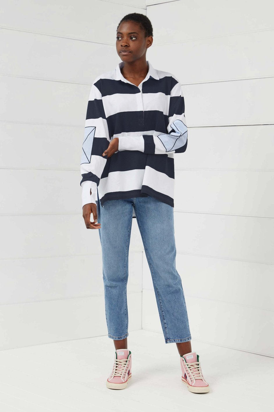 In the Navy Rugby Top – Toscani Australia