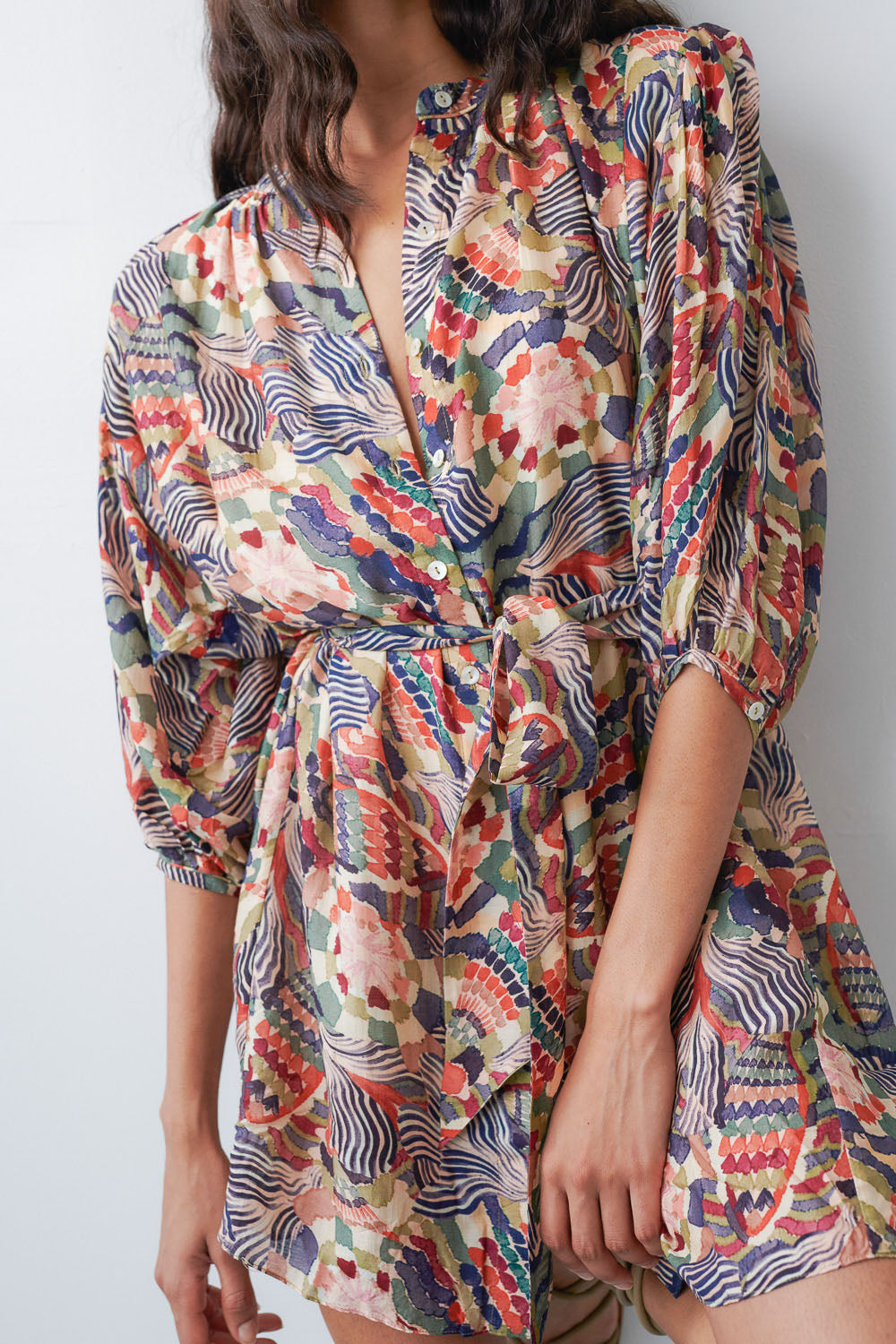 Ziggy Mini Dress Zion Olive – Toscani Australia