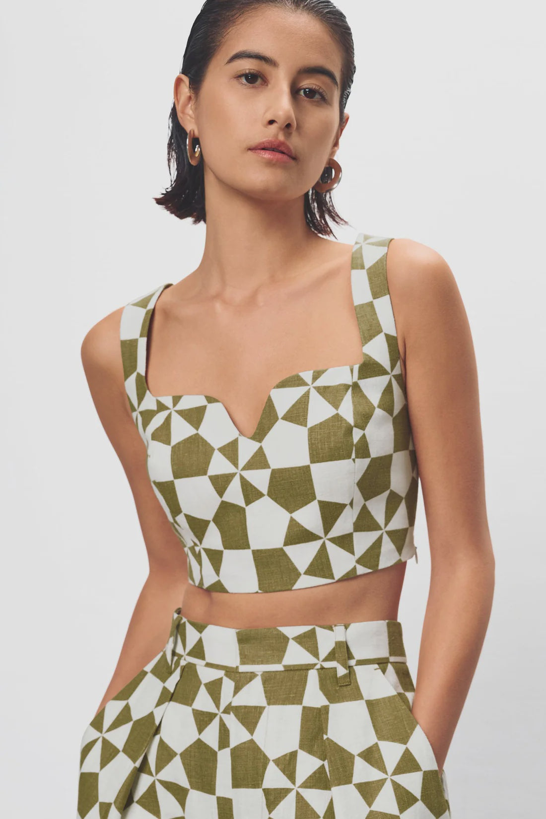 Jini Top Olive – Toscani Australia